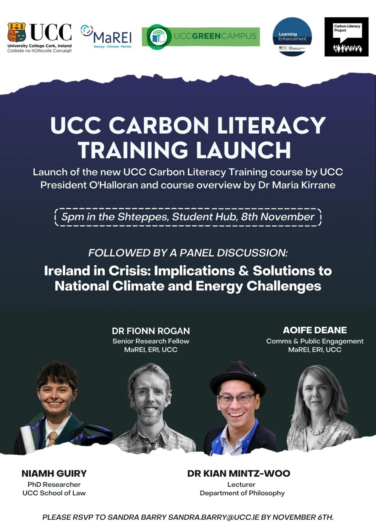 Carbon Literacy Training for UCC staff and students - MaREI